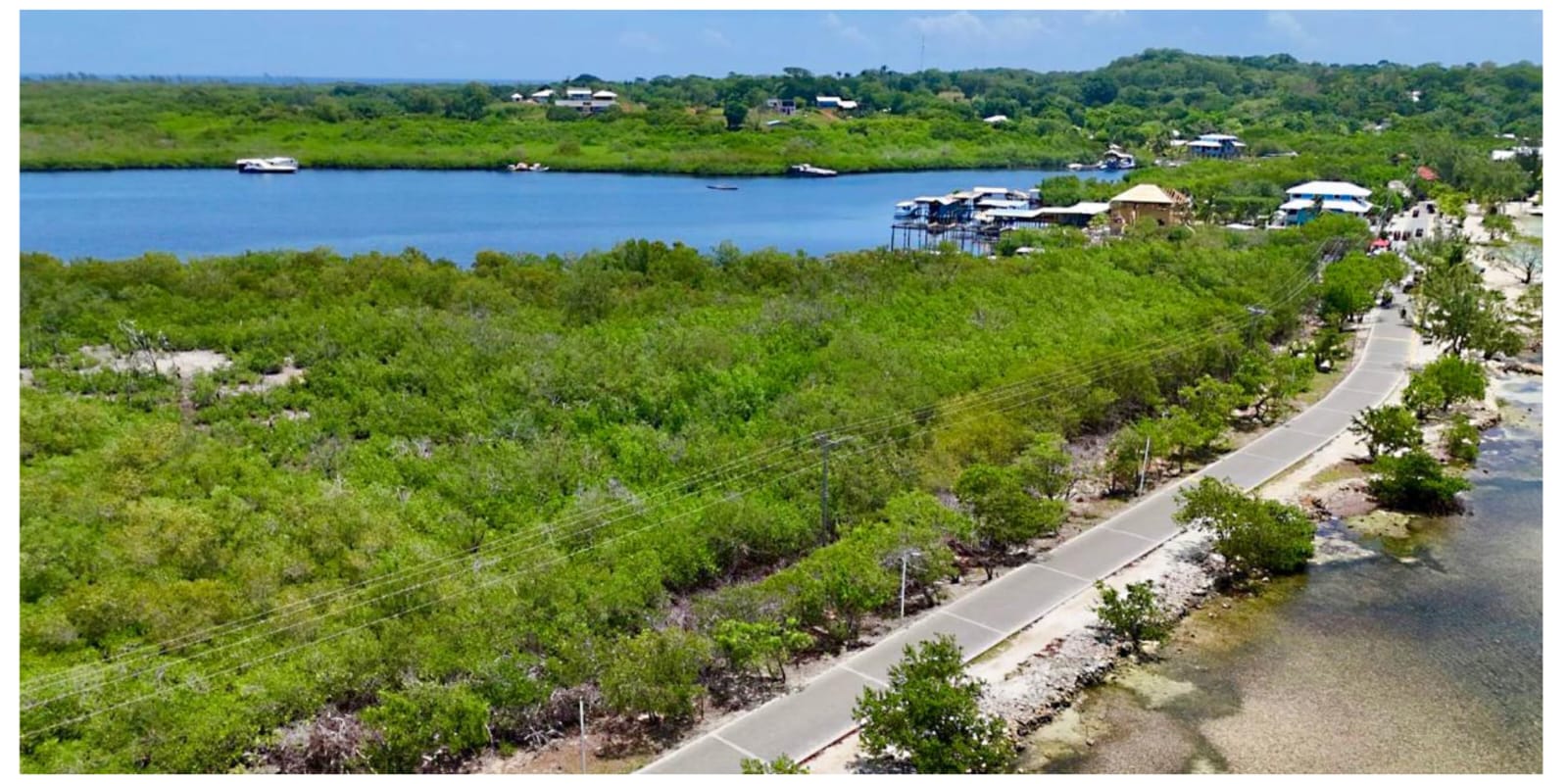 Utila cuenta con nuevo proyecto “Rompeolas” y camino productivo